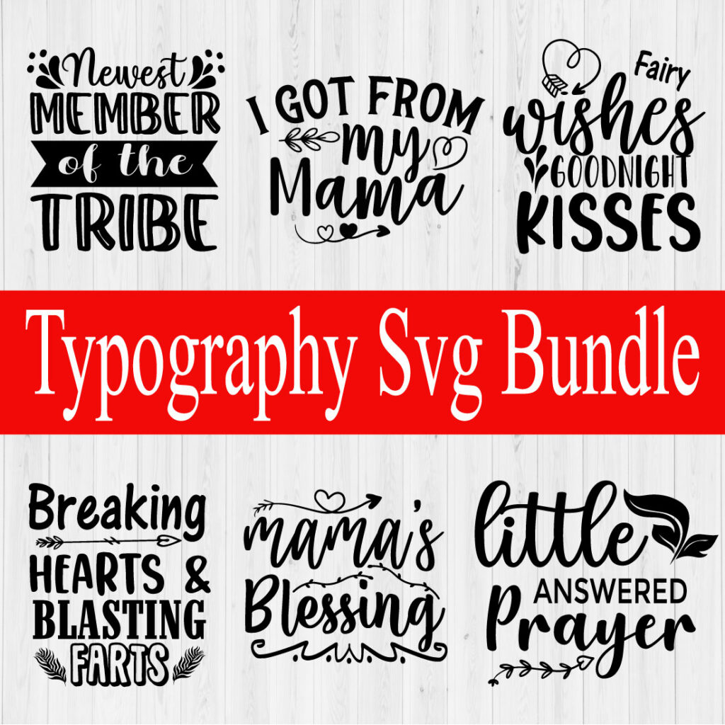 Typography Svg Design Bundle Vol.2 - MasterBundles