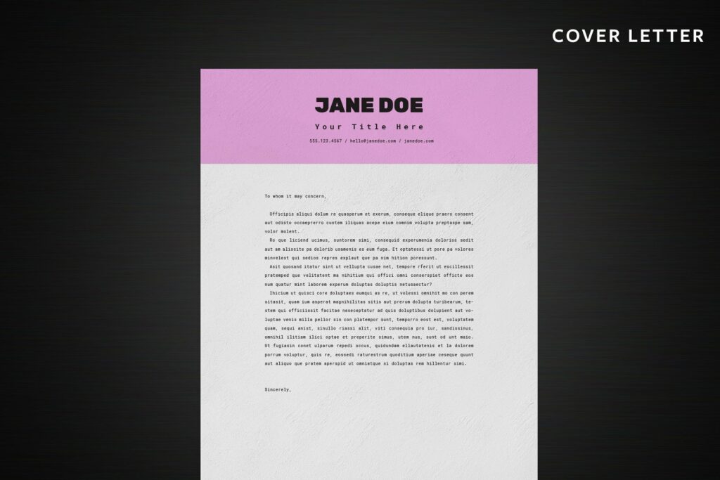 Modern SMM Resume Template – MasterBundles