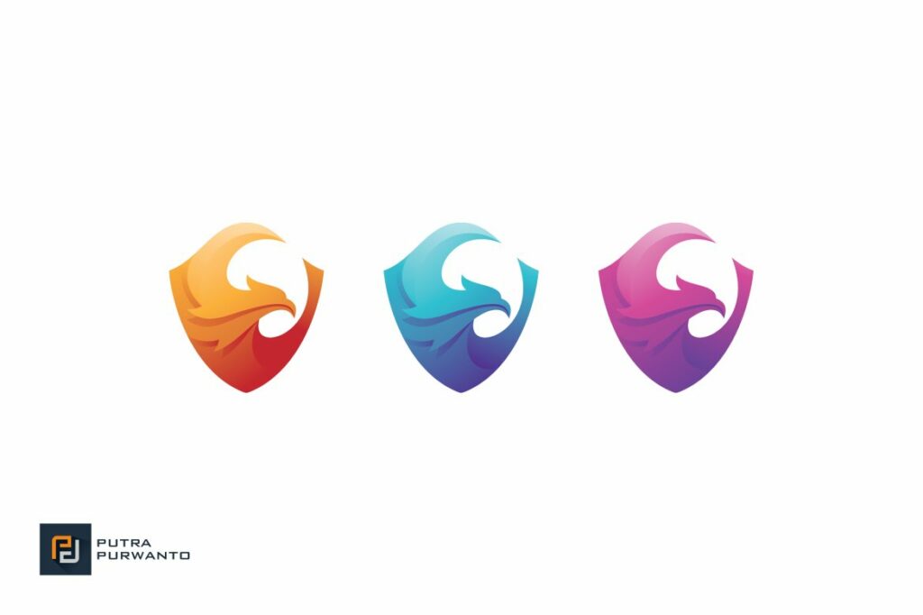 Falcon Shield - Logo Template – MasterBundles
