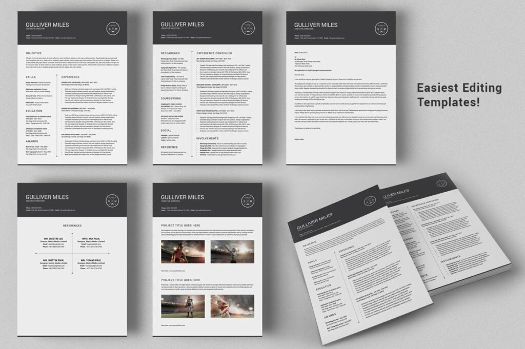 2 Pages Resume CV | Extended Pack – MasterBundles
