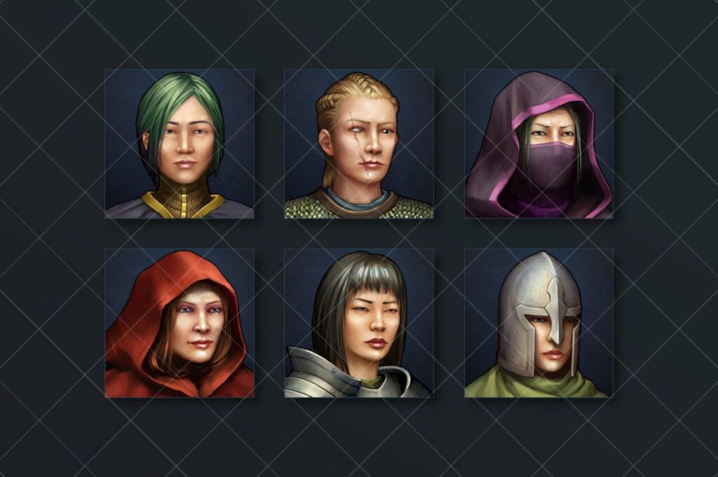 Character Avatar Icons Fantasy Masterbundles