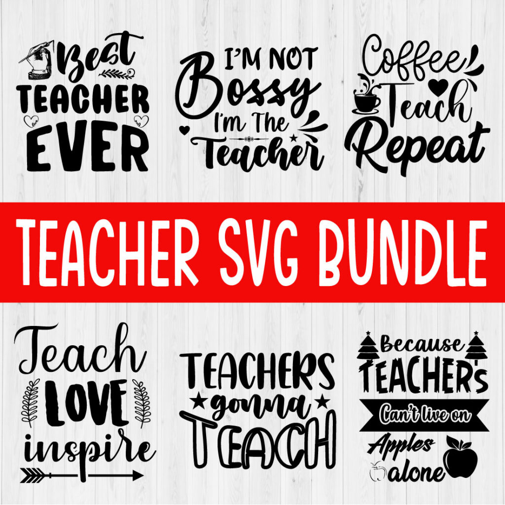 Teacher Svg Design Bundle Vol.2 - MasterBundles