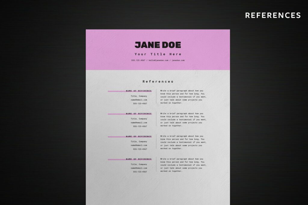Modern SMM Resume Template – MasterBundles