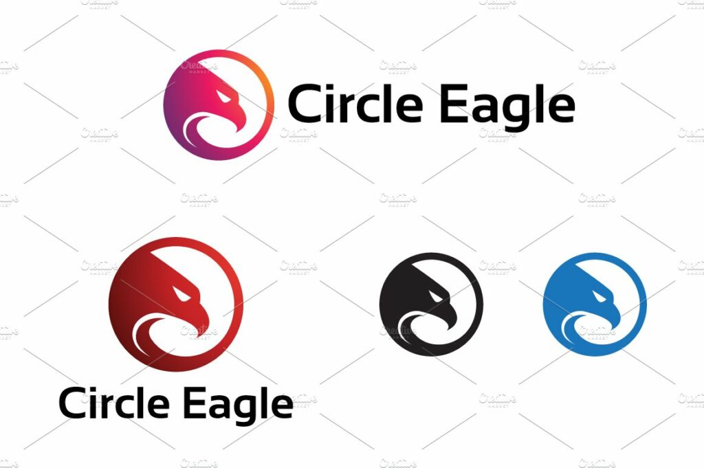 Circle Eagle Hawk Head – MasterBundles