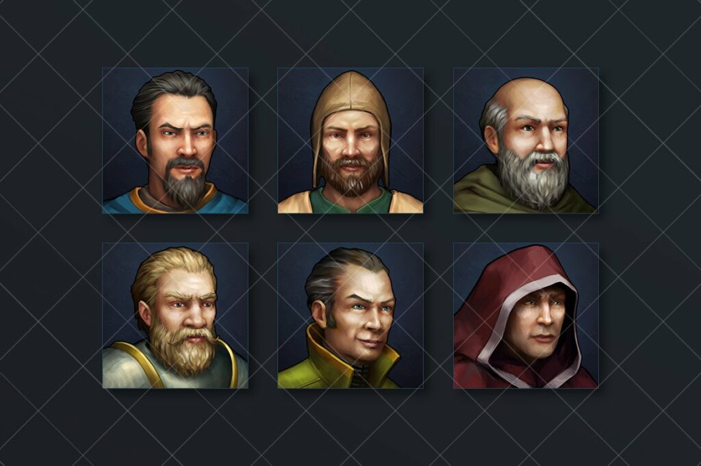 Character Avatar Icons Fantasy Masterbundles