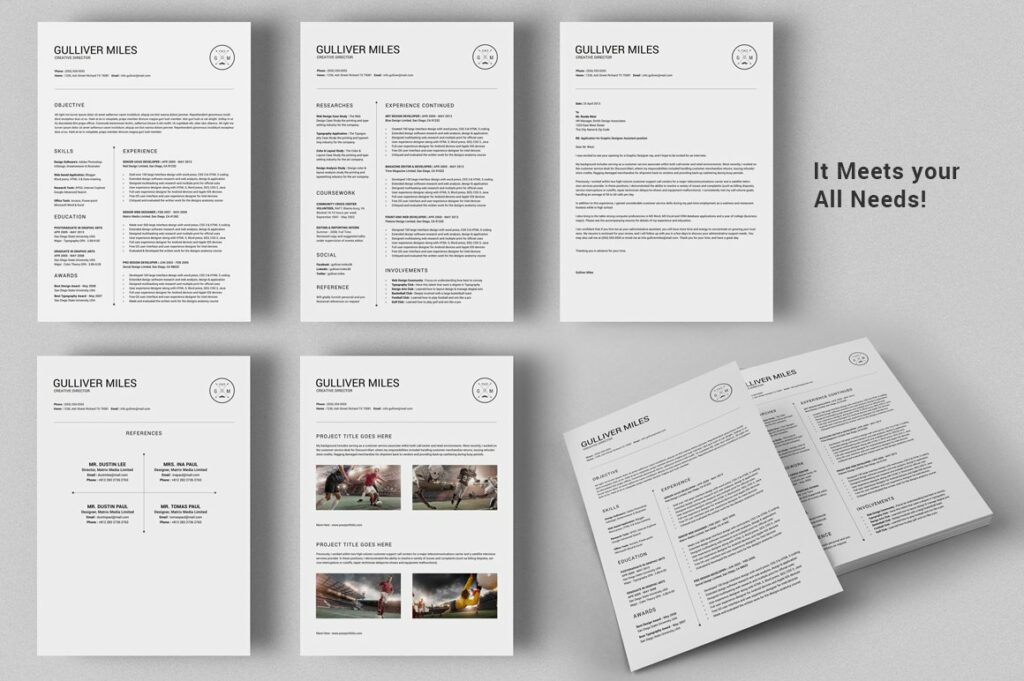 2 Pages Resume CV | Extended Pack – MasterBundles