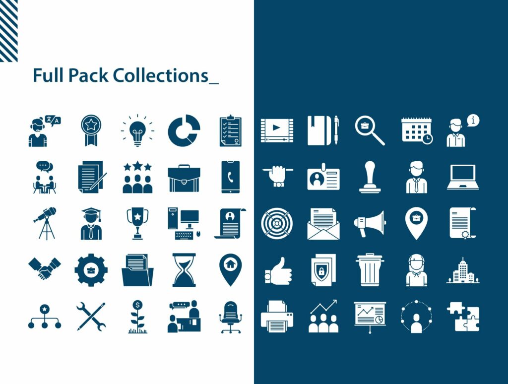 Job Resume Icons – MasterBundles