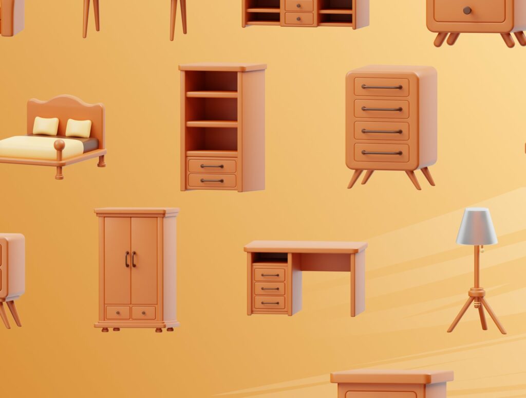Furniture 3D Icon – MasterBundles