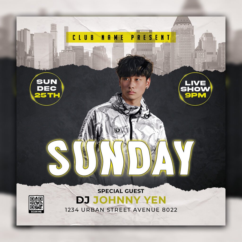 Night Club Flyer Psd Template Masterbundles 1074