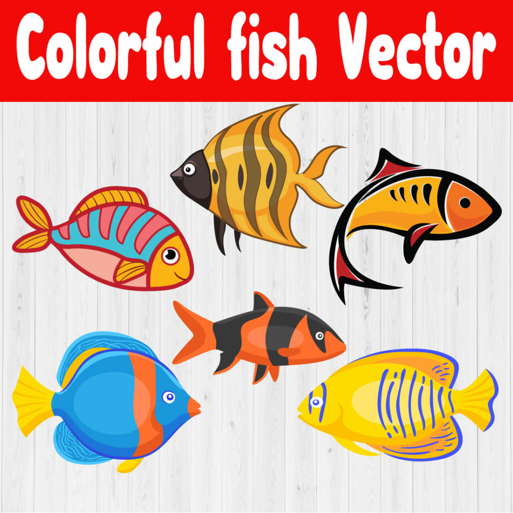 Colorful Fish Vector Set vol.2 - MasterBundles