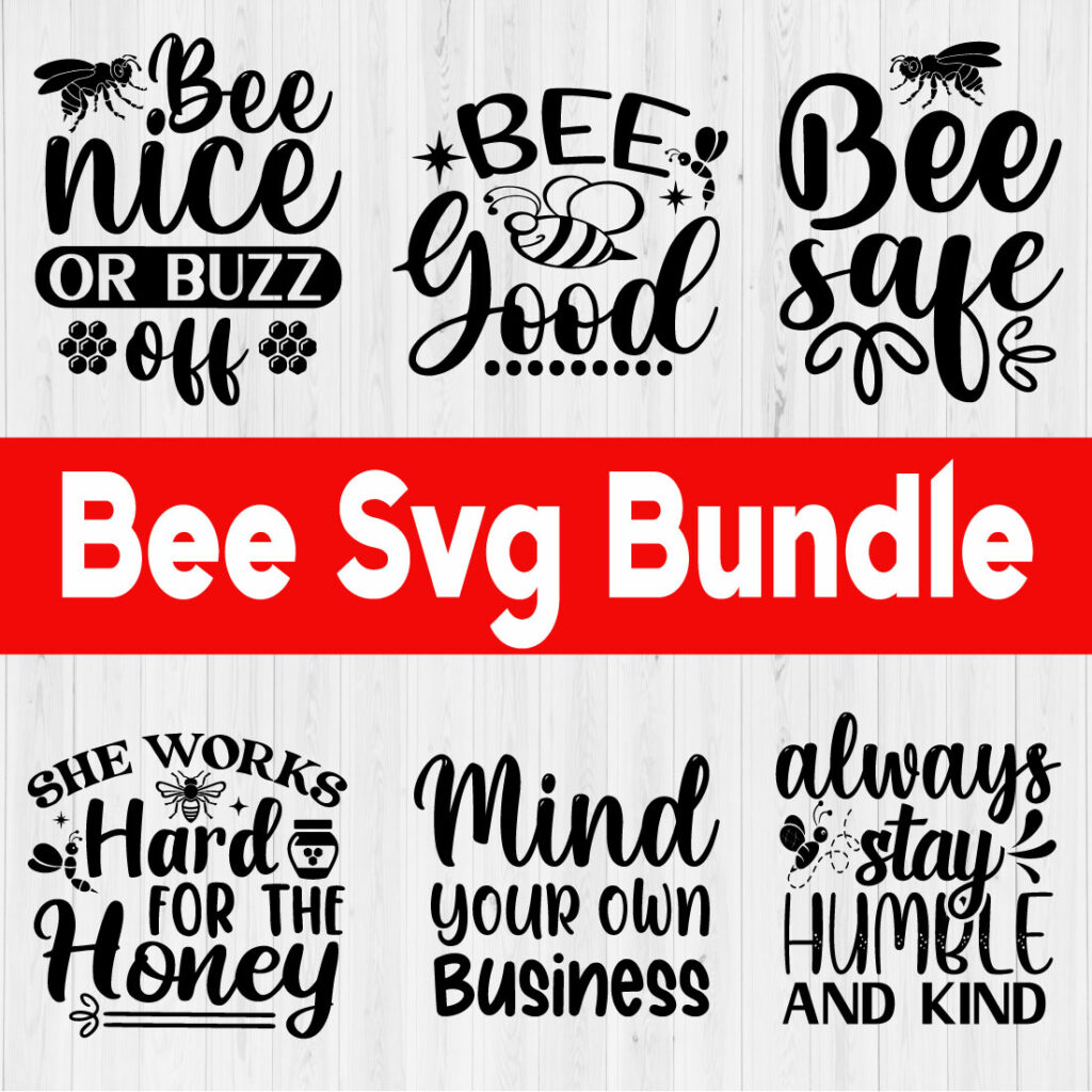 Bee Svg Design Bundle Vol.2 - MasterBundles