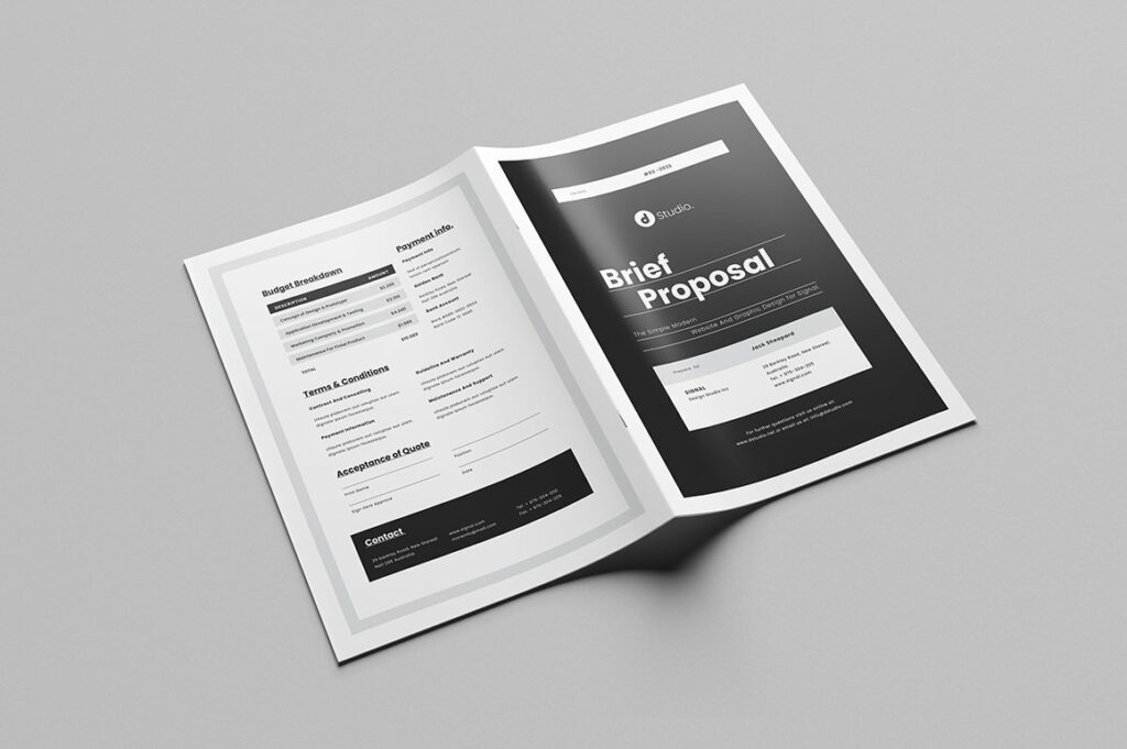 Brief Proposal Templates – MasterBundles