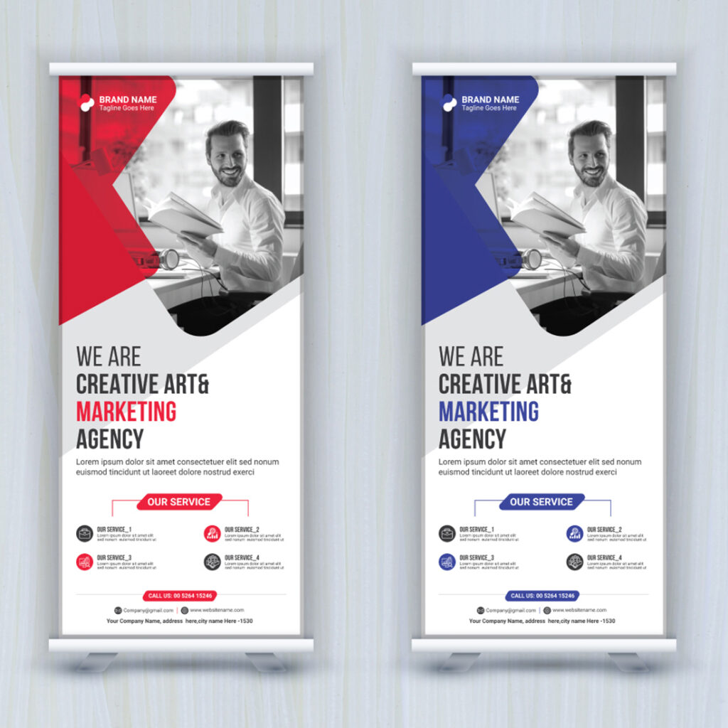 Roll up Banner Design Template - MasterBundles
