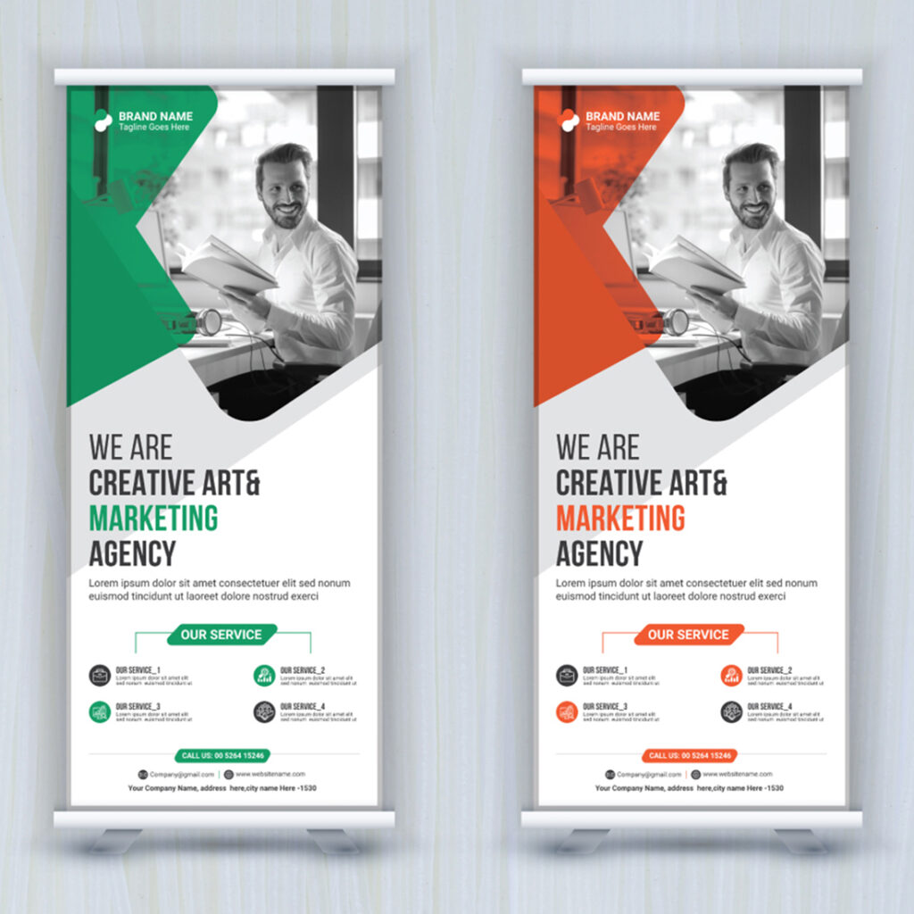 Roll up Banner Design Template - MasterBundles