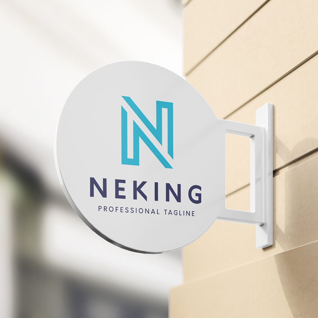 Neking Letter N Logo - MasterBundles