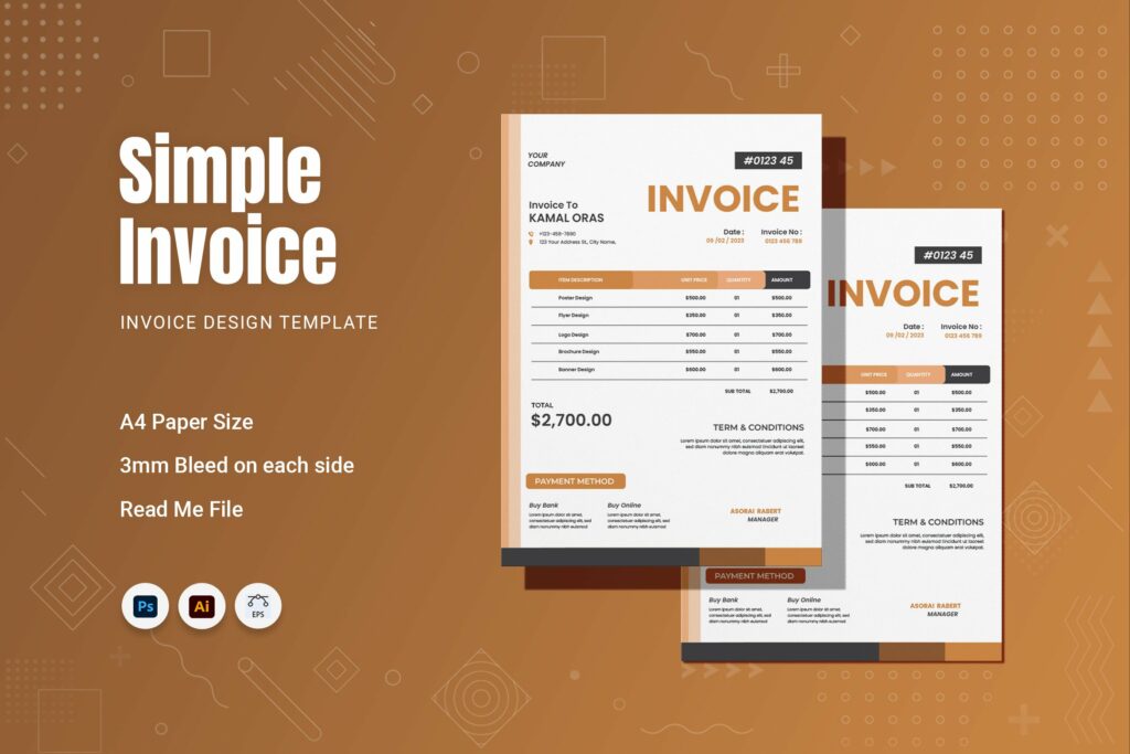 Simple Invoice – MasterBundles