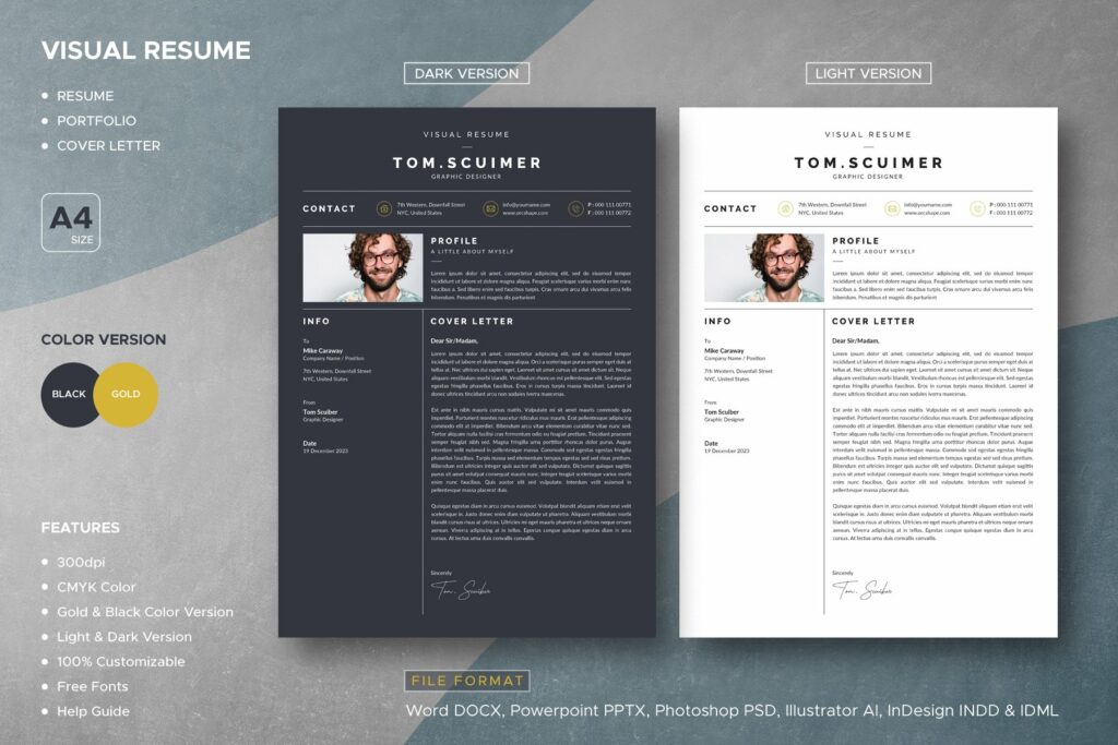 Visual Resume – MasterBundles