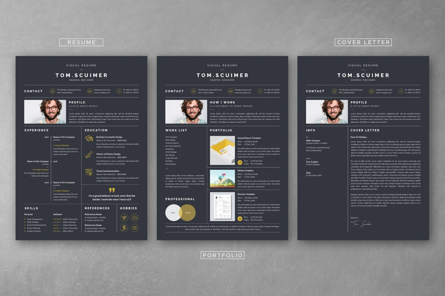 Visual Resume – MasterBundles