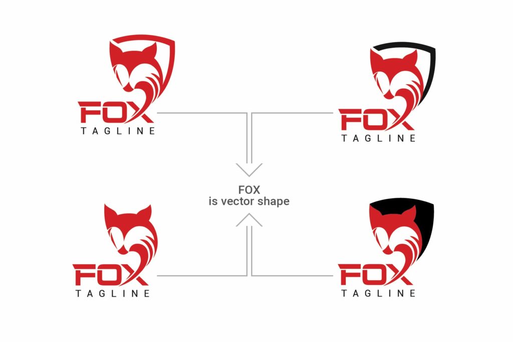 Fox Shield Logo – MasterBundles