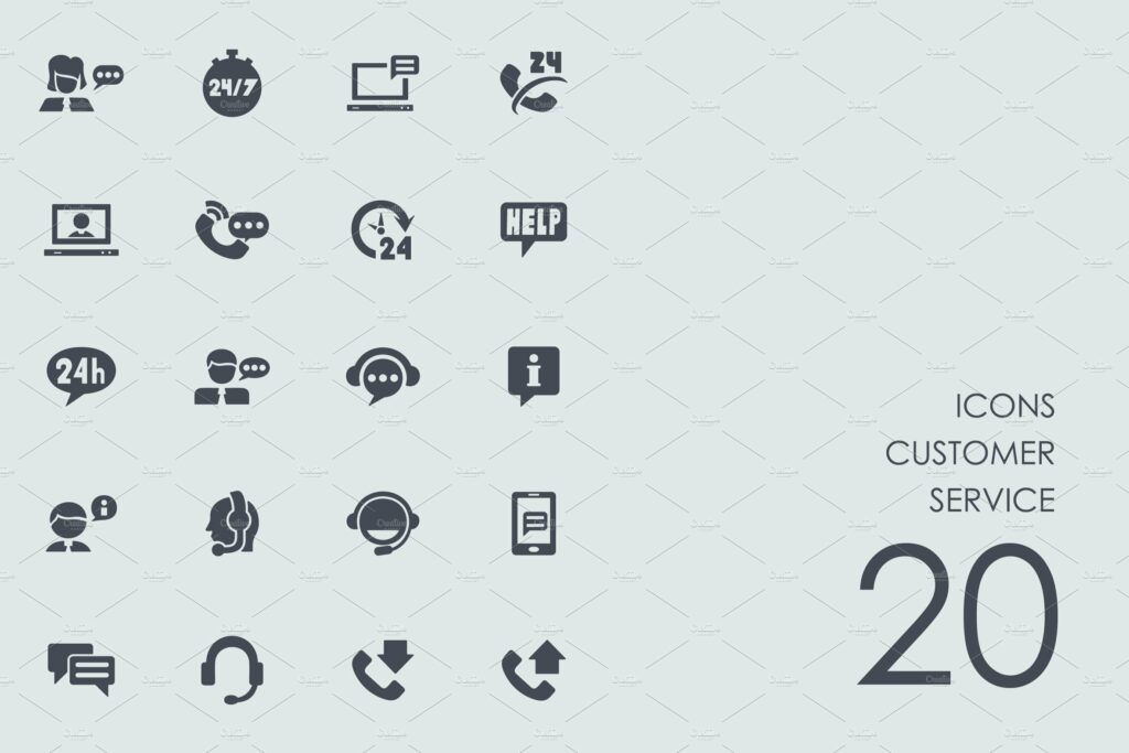 Customer service icons – MasterBundles