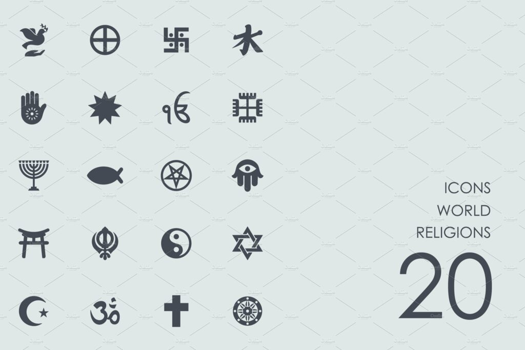 World religions icons – MasterBundles