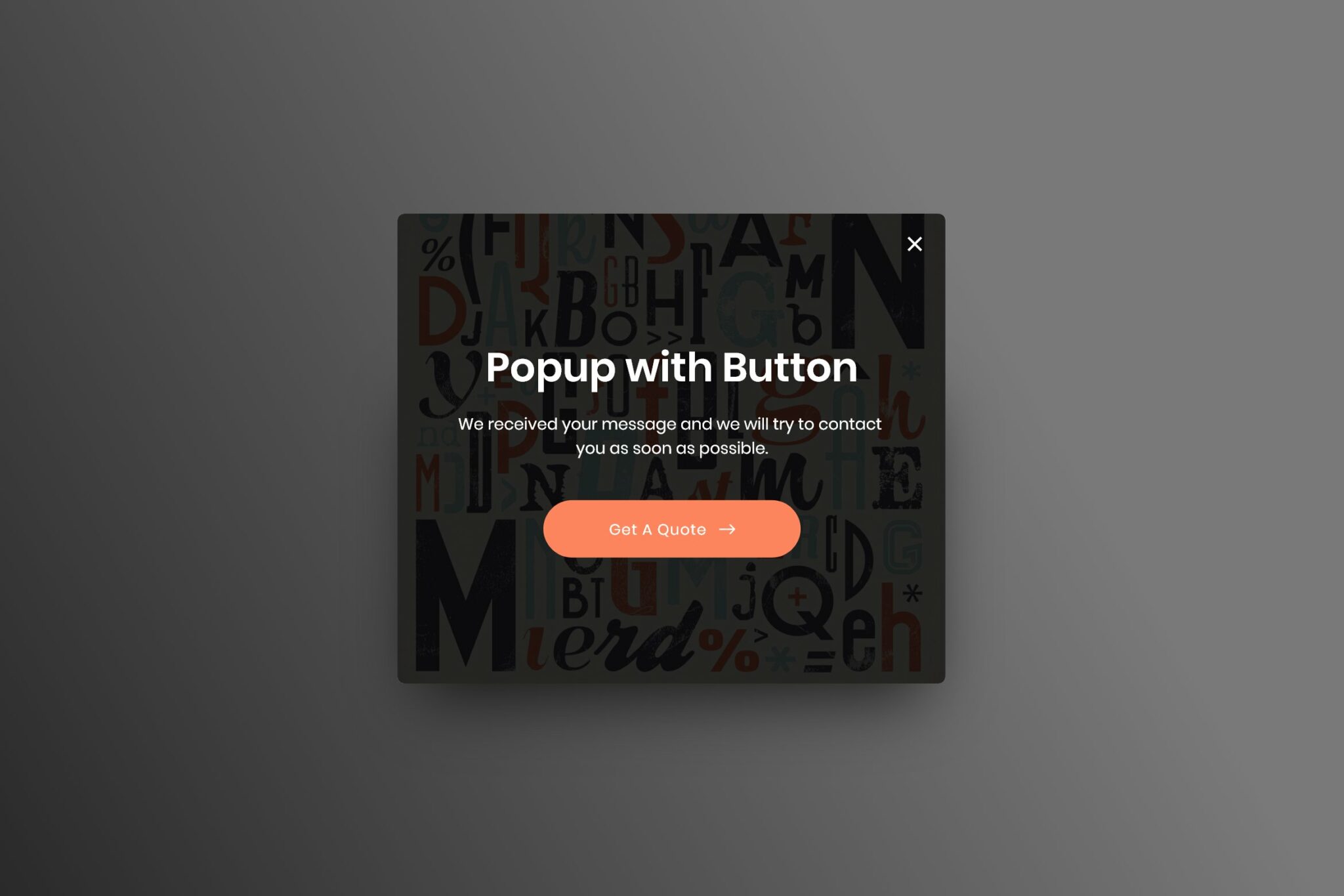 Popup with Buttons - Adobe XD – MasterBundles