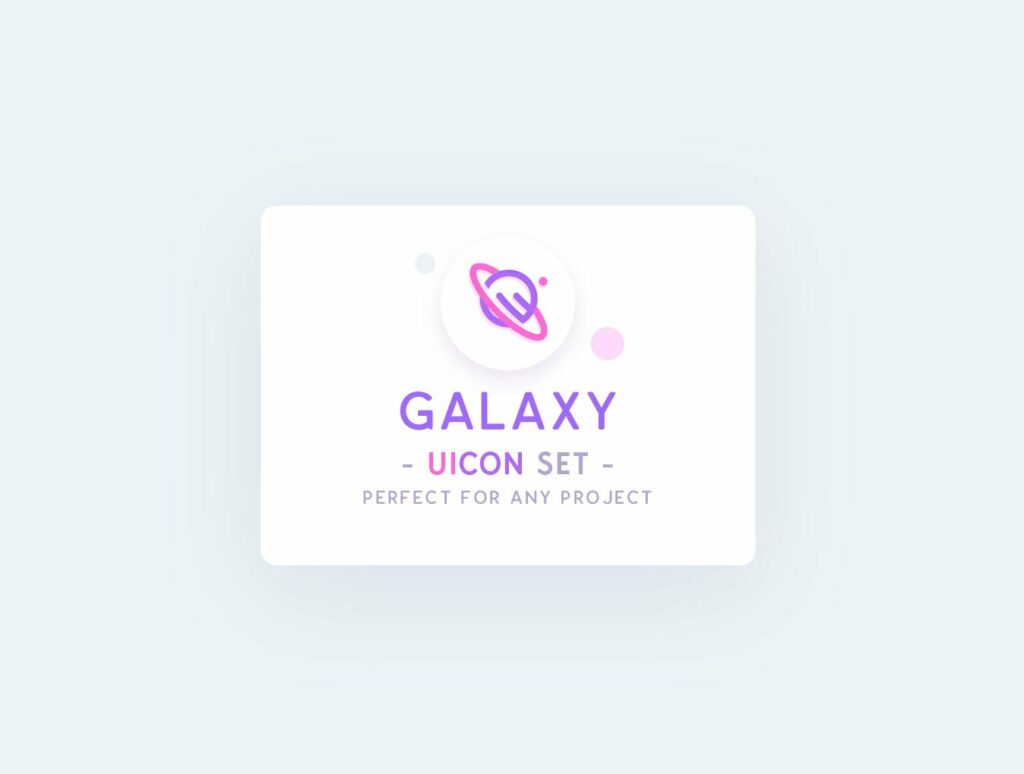 Space , Galaxy Icons Set – MasterBundles