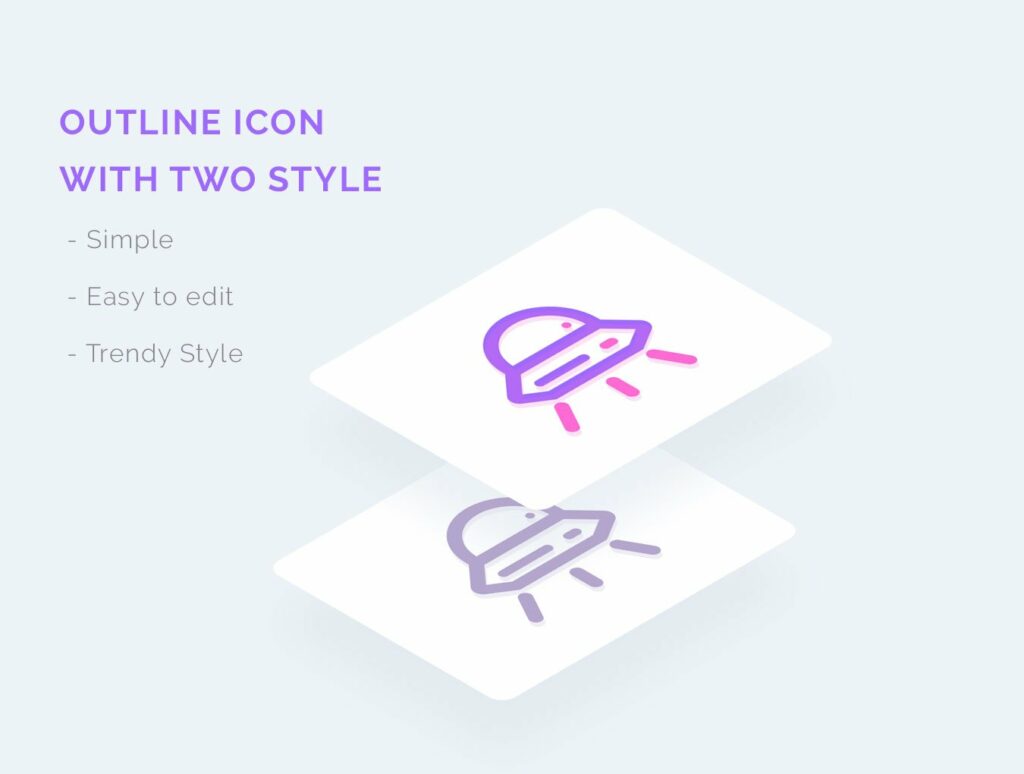 Space , Galaxy Icons Set – MasterBundles