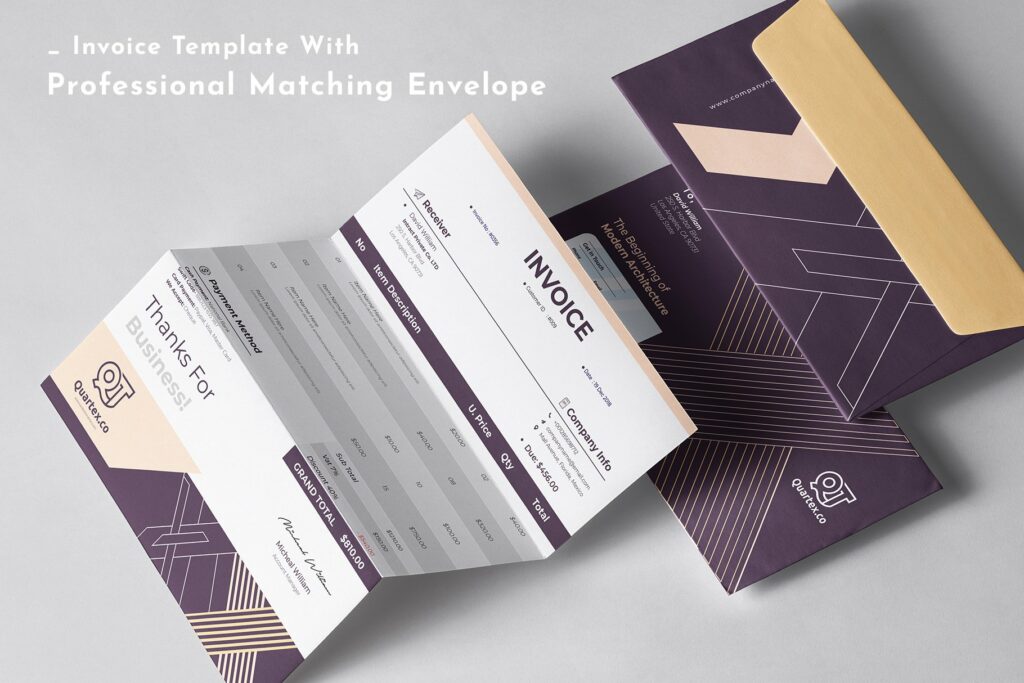 Invoice Template Excel Word Pages – MasterBundles