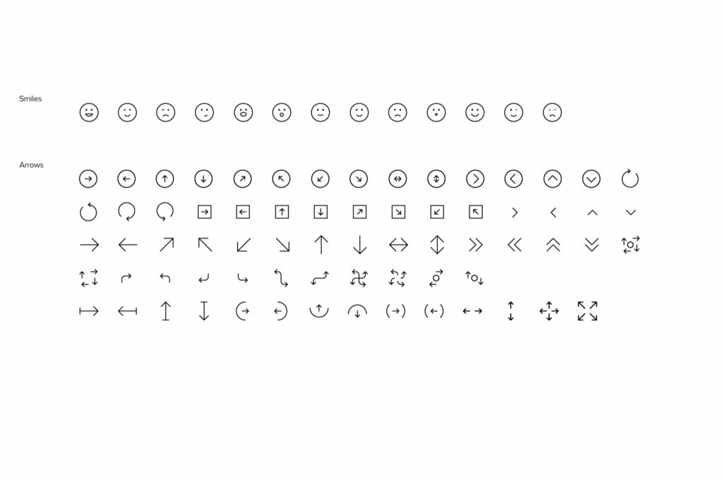 Line Icons Pack - modern & simple – MasterBundles