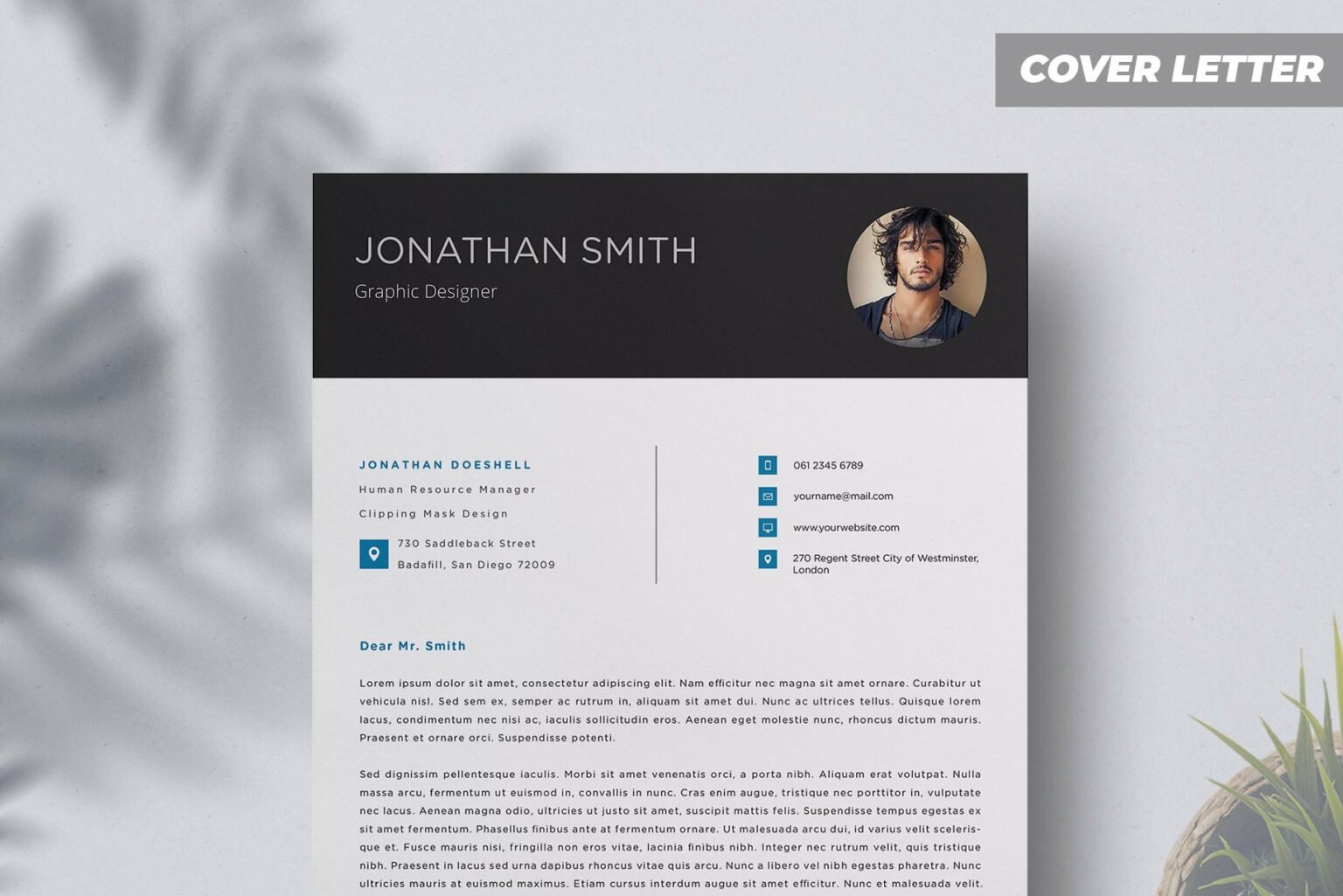 Graphic Designer Resume CV – MasterBundles