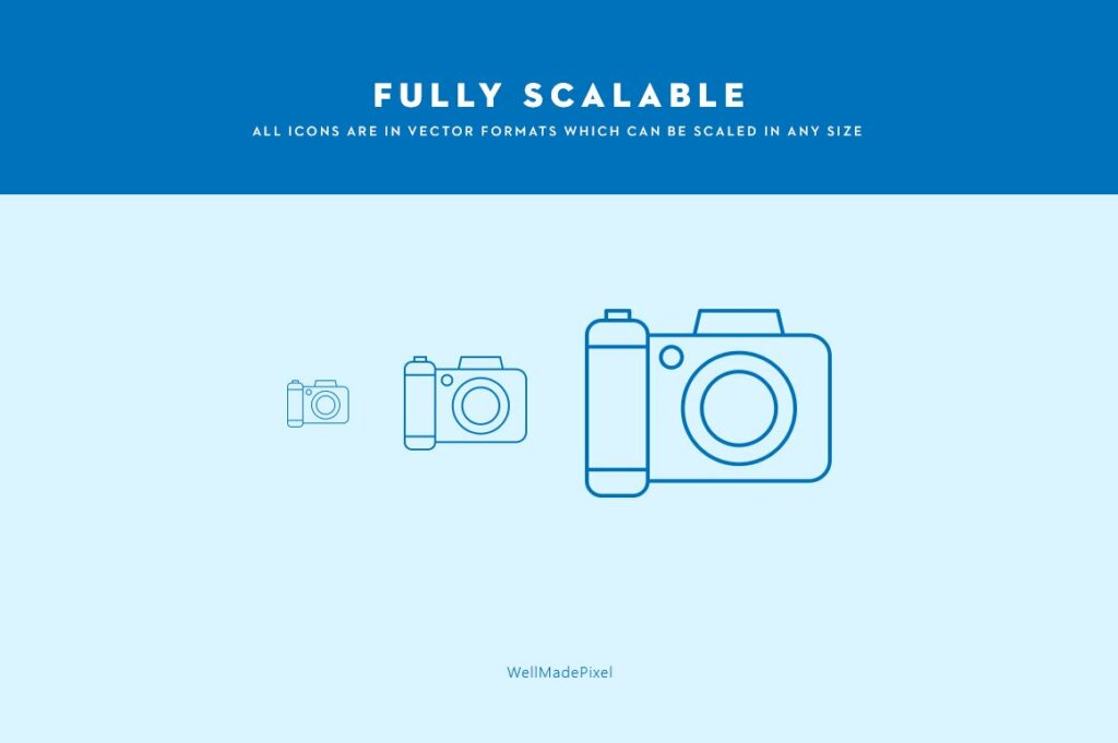Camera Line Icon Set – MasterBundles