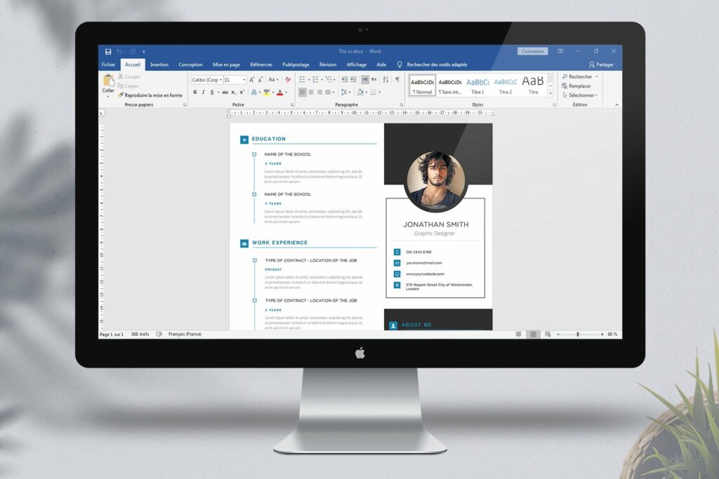 Graphic Designer Resume CV – MasterBundles