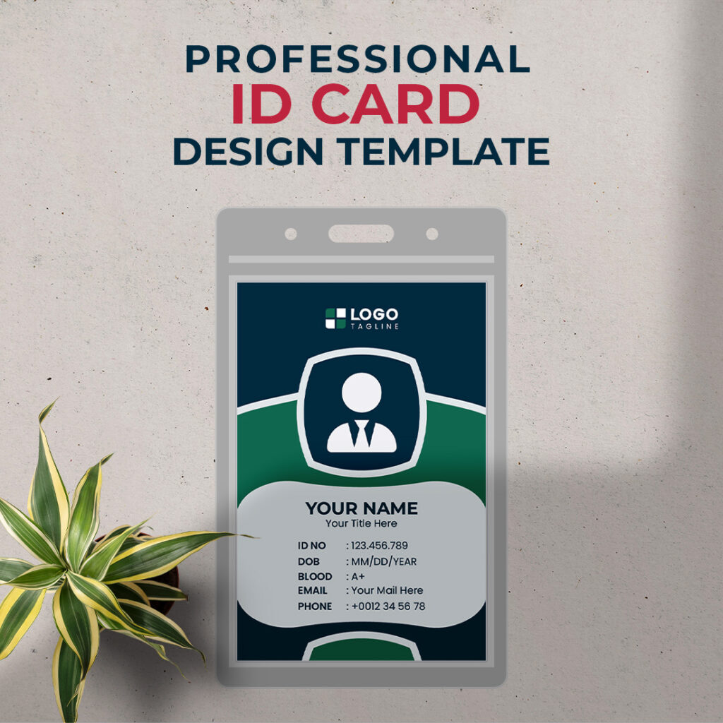 Professional Creative Modern Unique Id Card Design Template - MasterBundles