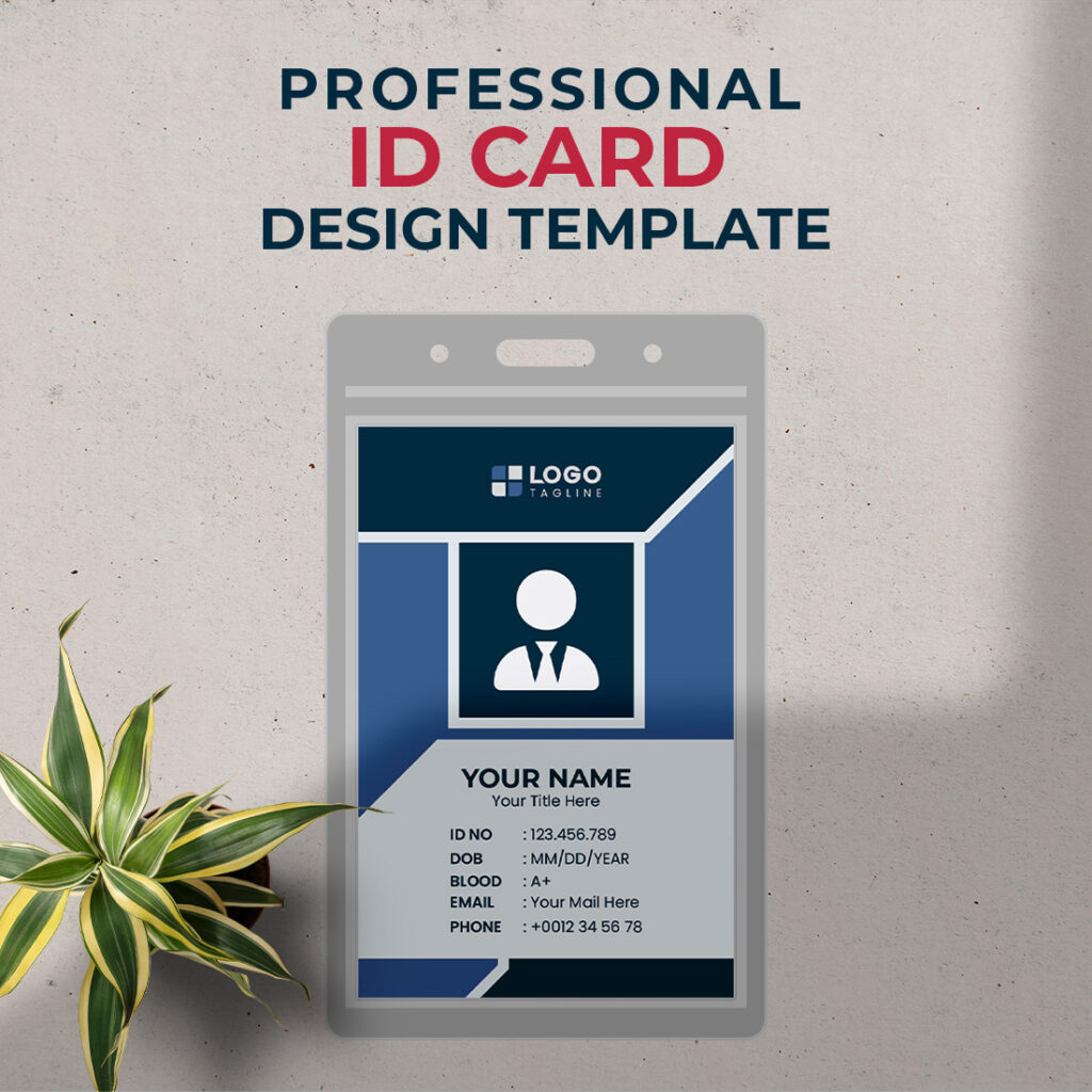 Professional Creative Modern Unique Id Card Design Template - MasterBundles