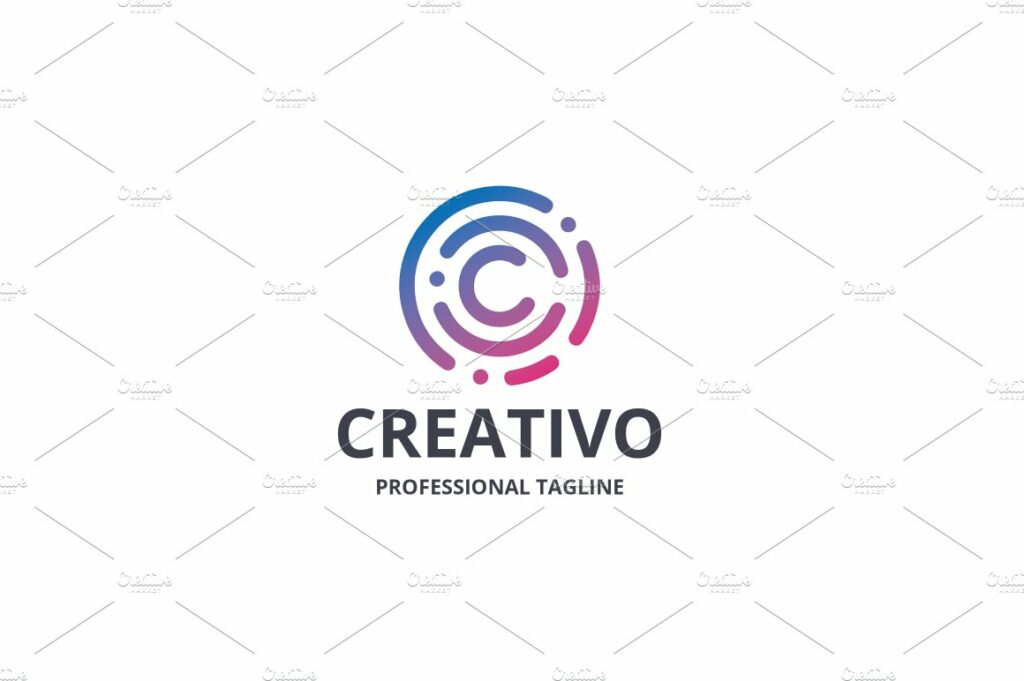 Creative Round Letter C Logo – MasterBundles