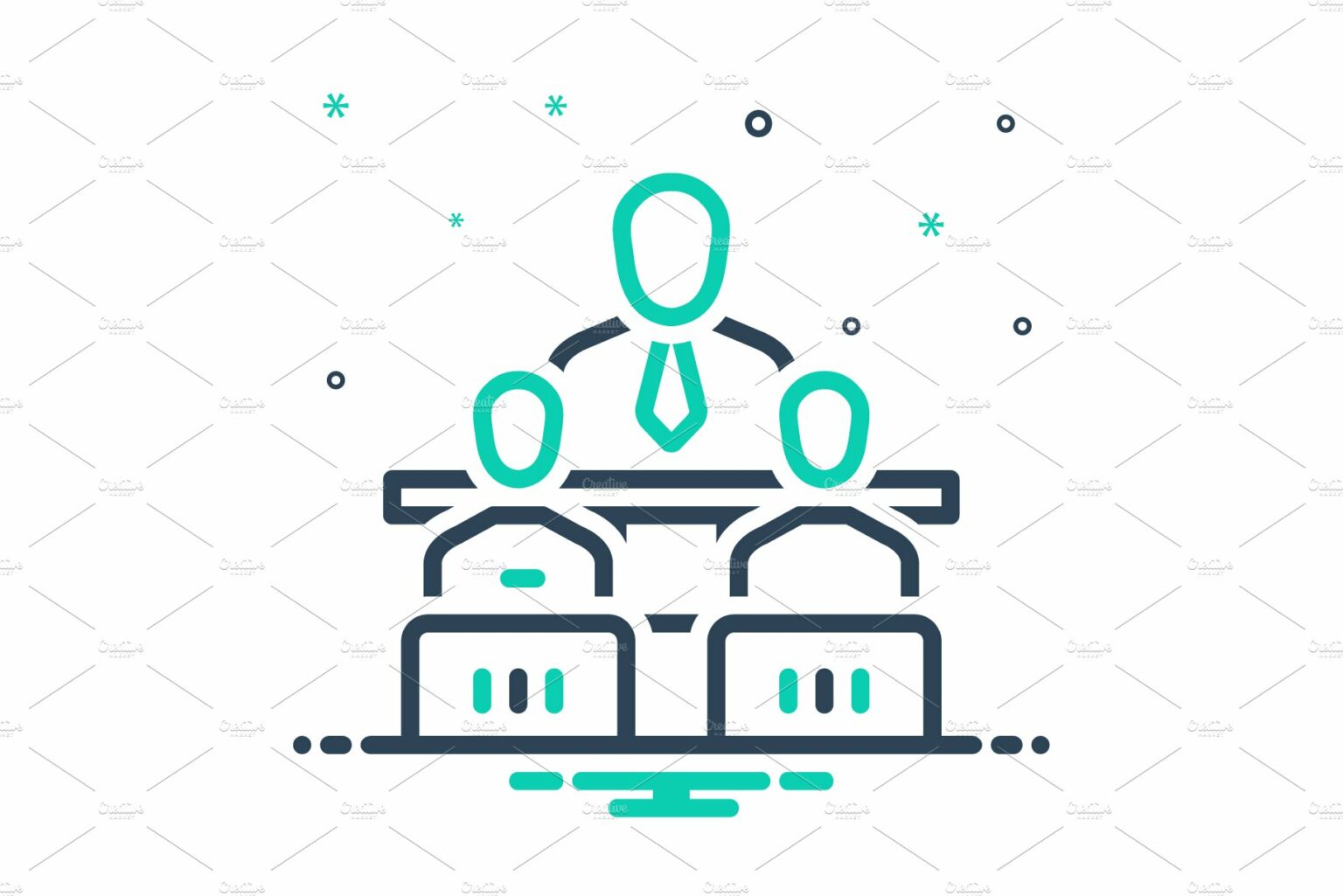 Principal school mix icon – MasterBundles