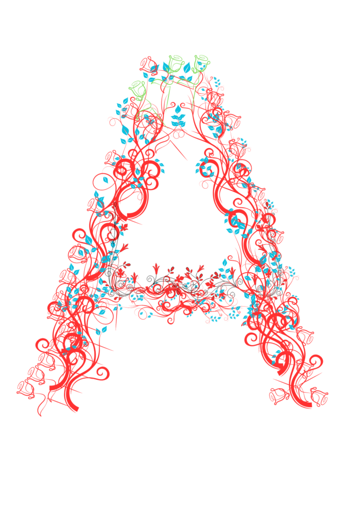 Printable Colorful Alphabet Letters CANVA, WALL, T-SHIRT Teacher ...