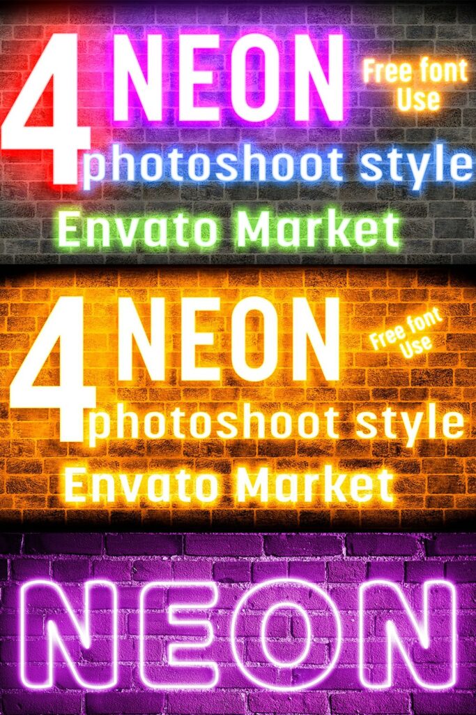 Neon Glow Superset - MasterBundles
