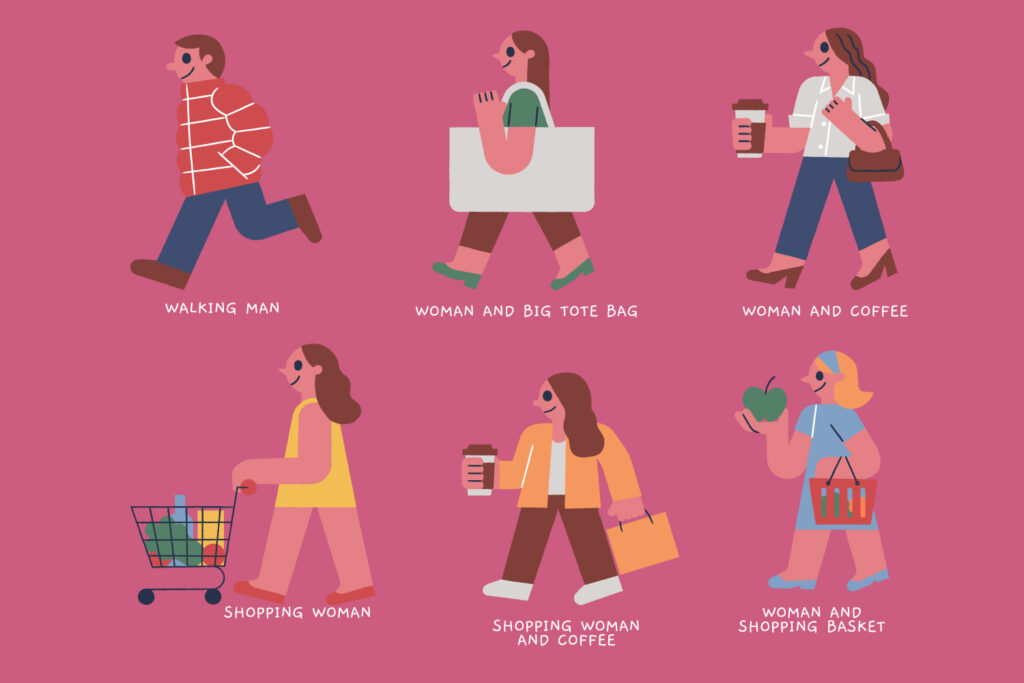 30 People Activities Design Elements - MasterBundles