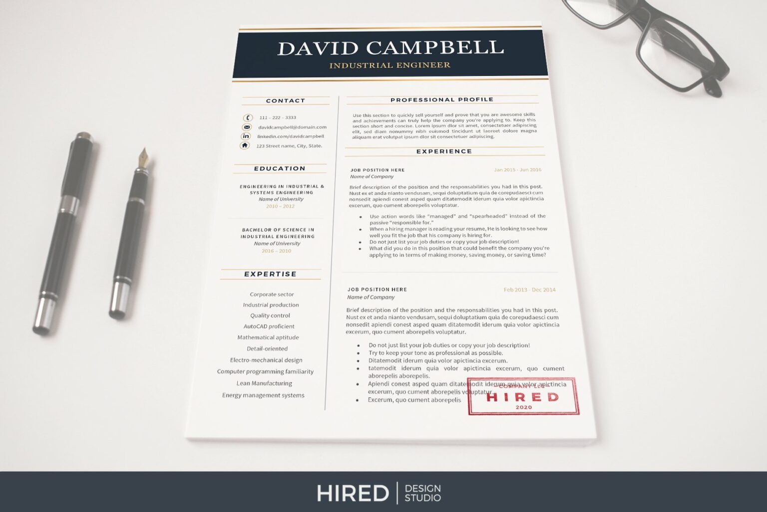 Resume for Engineer. Engineering CV – MasterBundles