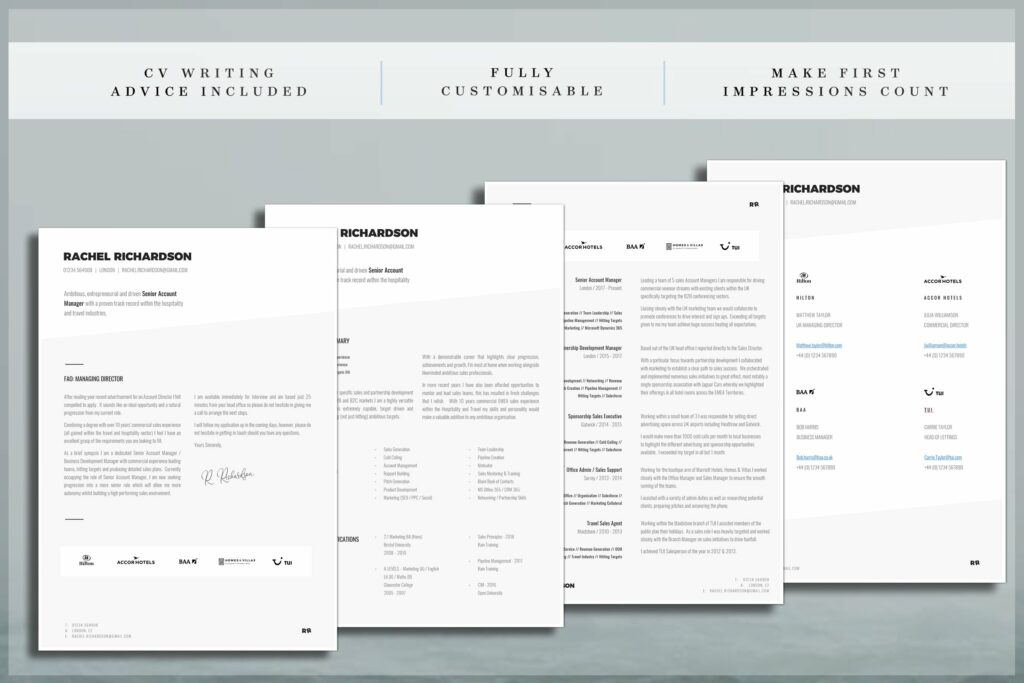 Professional CV – MasterBundles