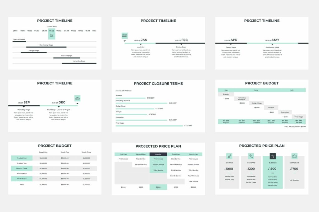 Project Proposal PowerPoint Template – MasterBundles