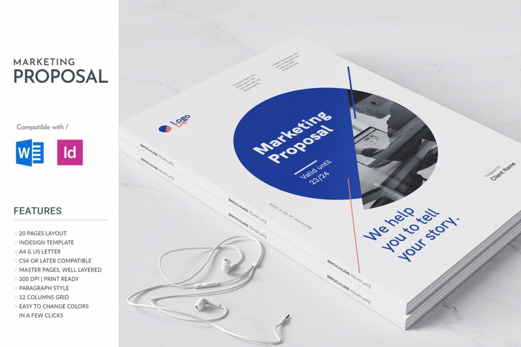 Marketing Proposal | InDesign, Word – MasterBundles