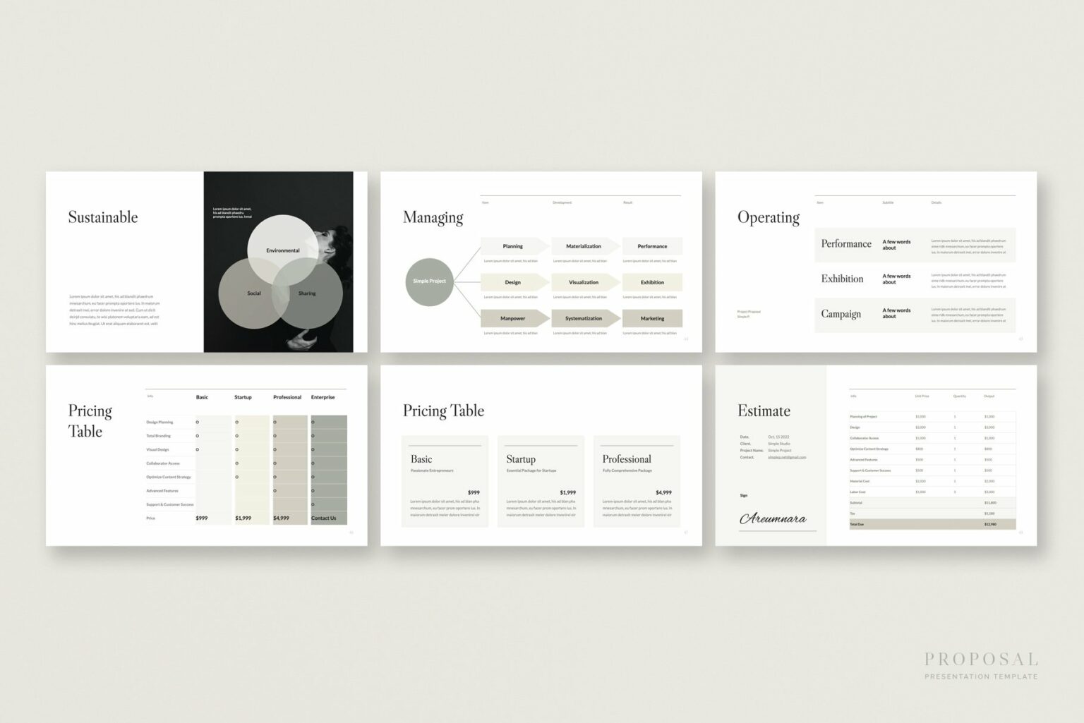 Proposal Presentation Template – MasterBundles