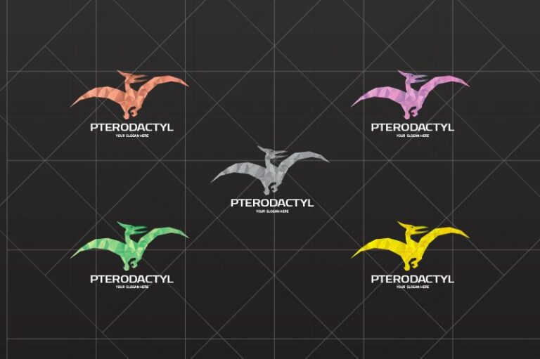 Pterodactyl Logo – MasterBundles