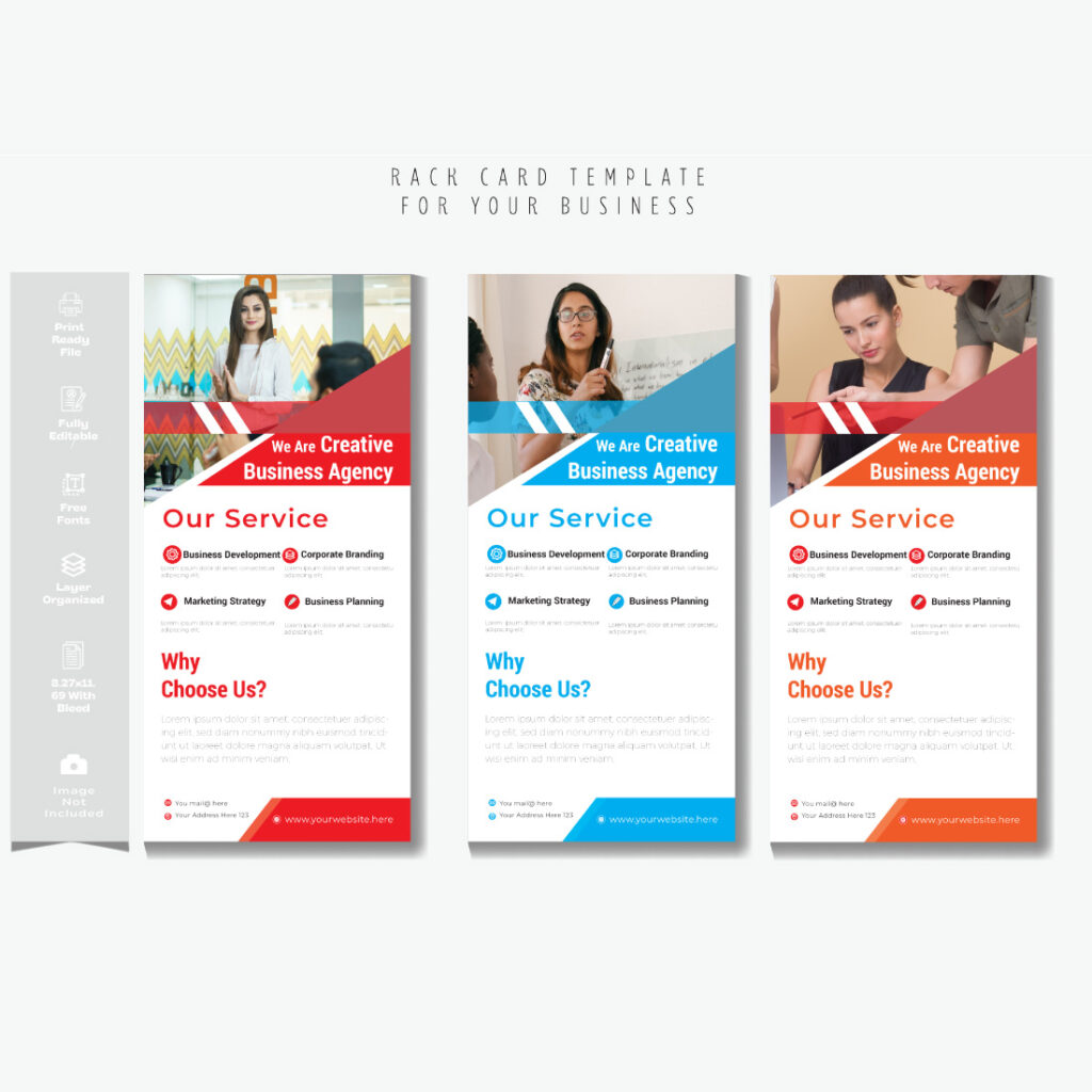 03 Rack card design dl flyer design rack card template for your ...