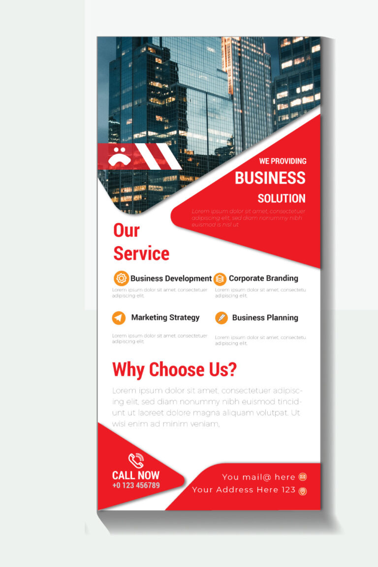 03 Rack card design | dl flyer design | rack card template for your ...