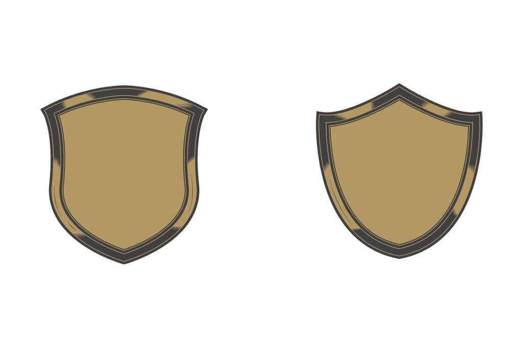 1080 Vector Shields Shapes – MasterBundles