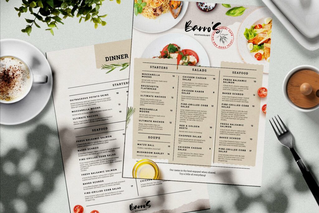 Rustic Restaurant Menu – MasterBundles